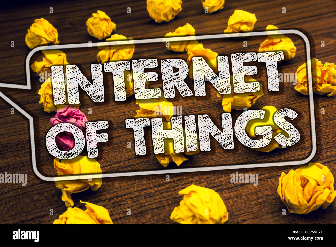 Writing note showing Internet Of Things. Business photo showcasing ...