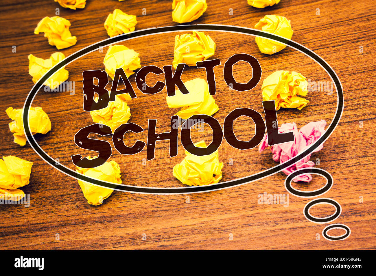 Word writing text Back To School. Business concept for Return to class ...