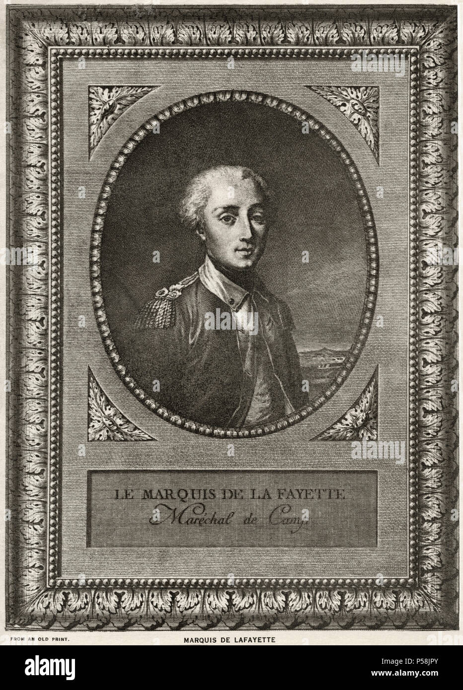 Lafayette portrait hi-res stock photography and images - Alamy