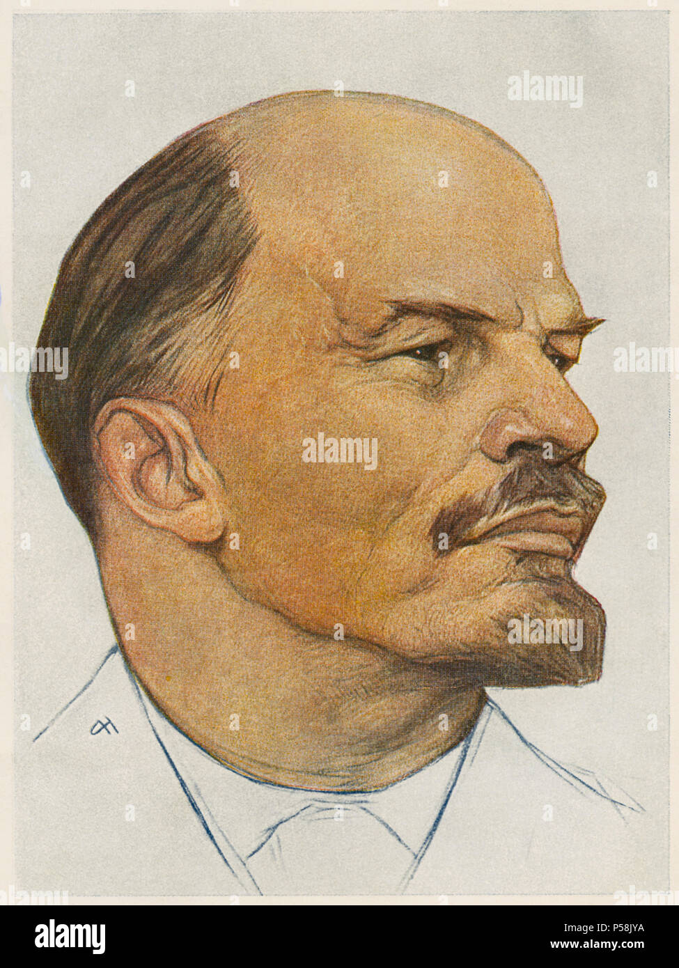 Vladimir lenin portrait hi-res stock photography and images - Alamy