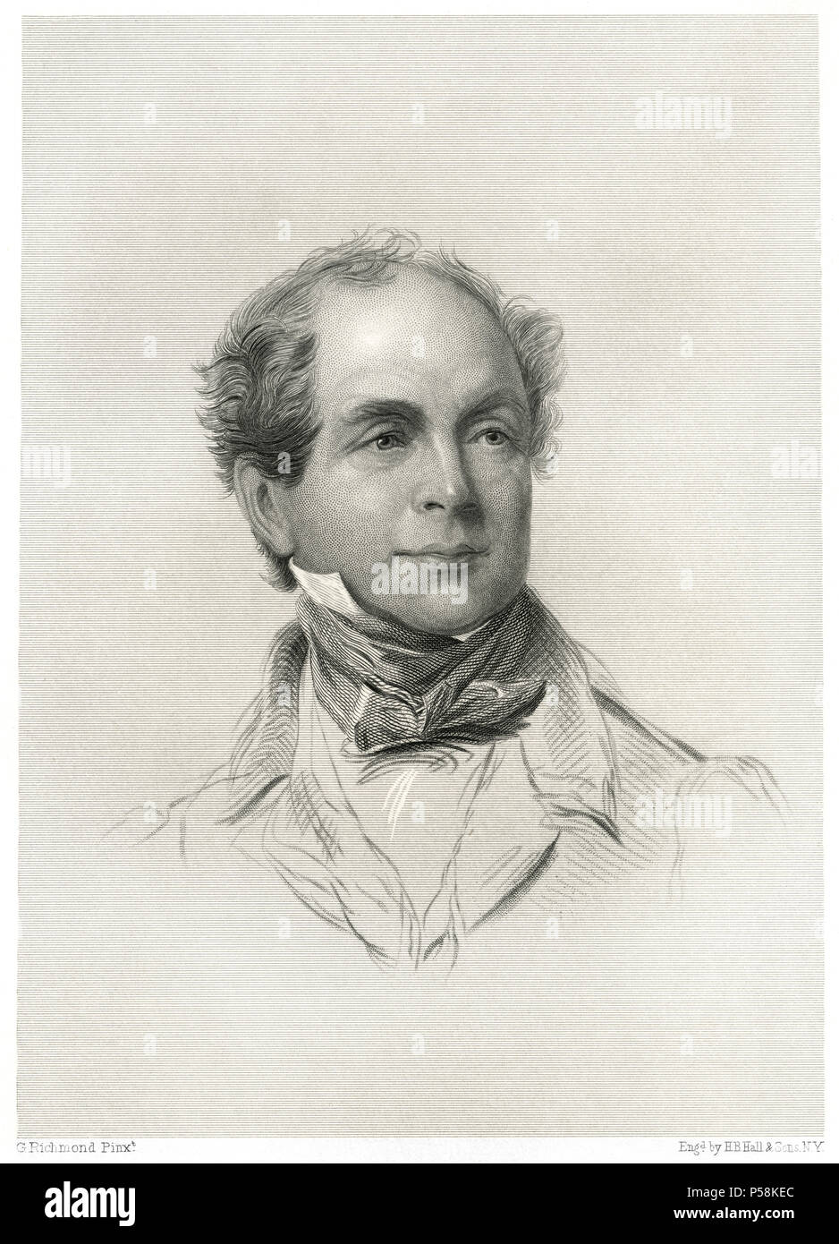 Thomas Moore (1779-1852), Irish Poet, Songwriter and Entertainer, Head ...