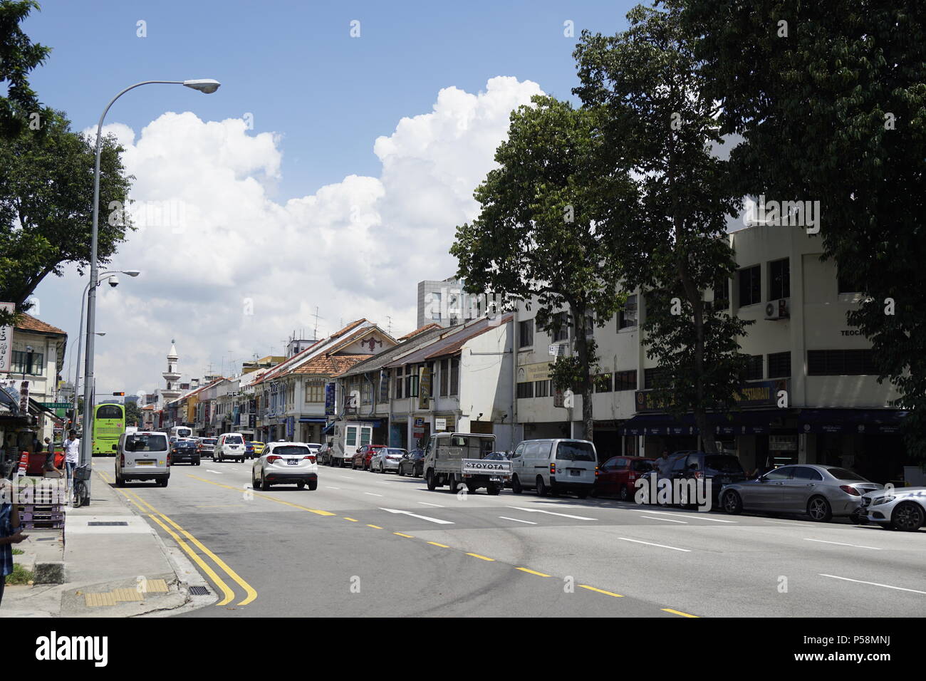 Geylang road, Singapore. Geylang is a township located on the eastern ...