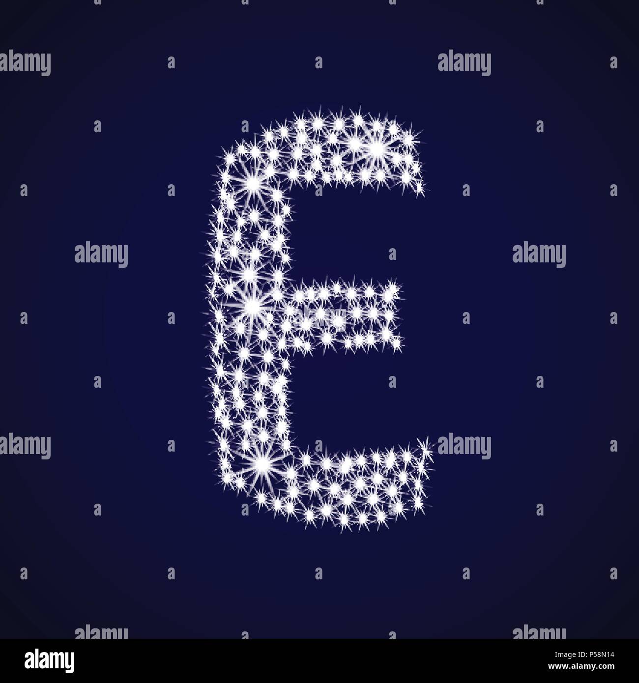 Letter of the alphabet E Stock Vector Image & Art - Alamy