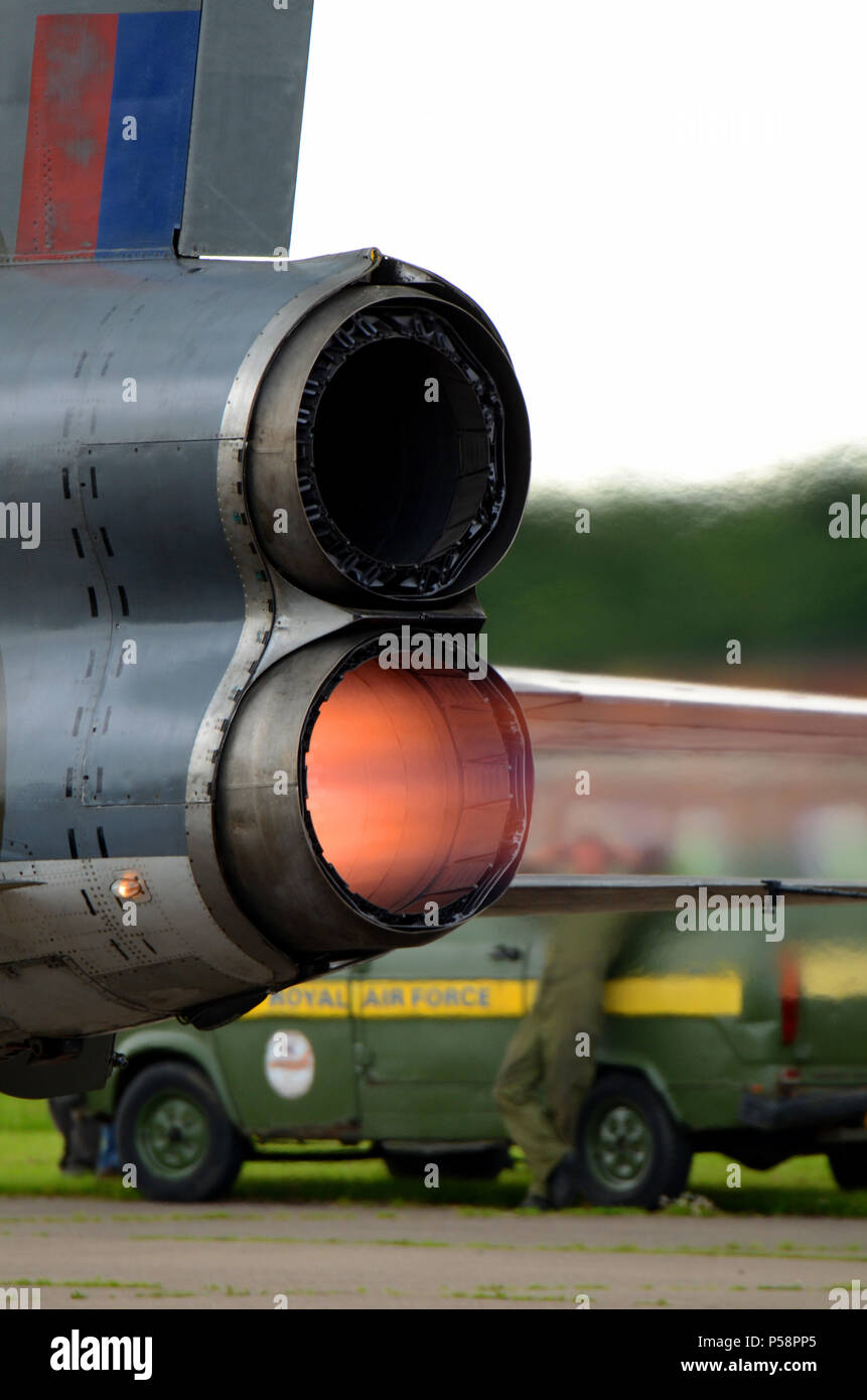 English Electric Lightning jet plane fighter. Demobilised RAF Royal Air ...