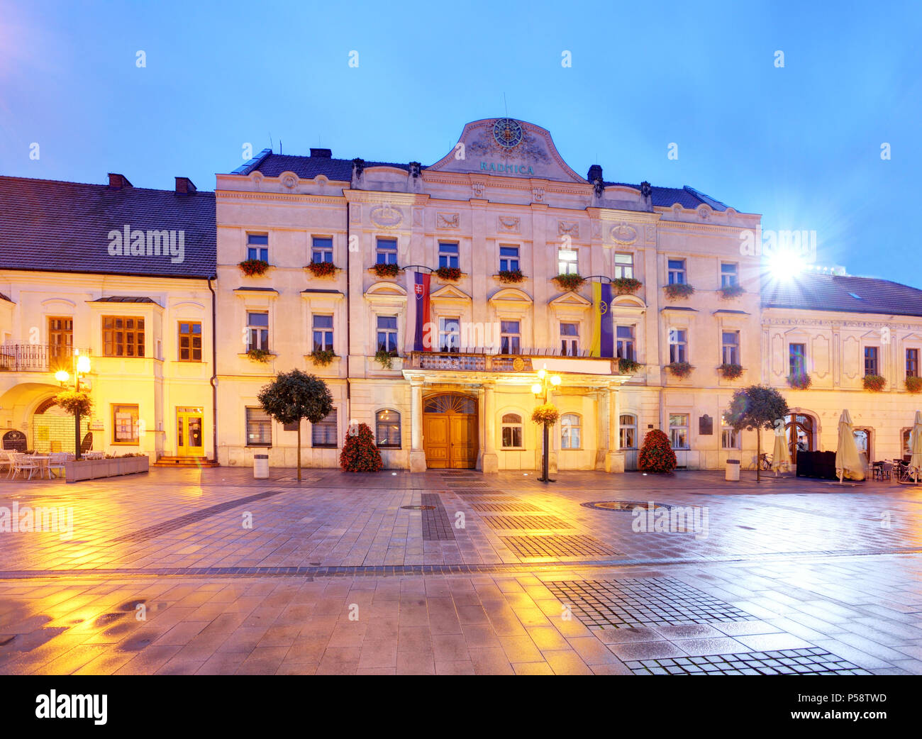 City hall in Trnava, Slovakia Stock Photo - Alamy