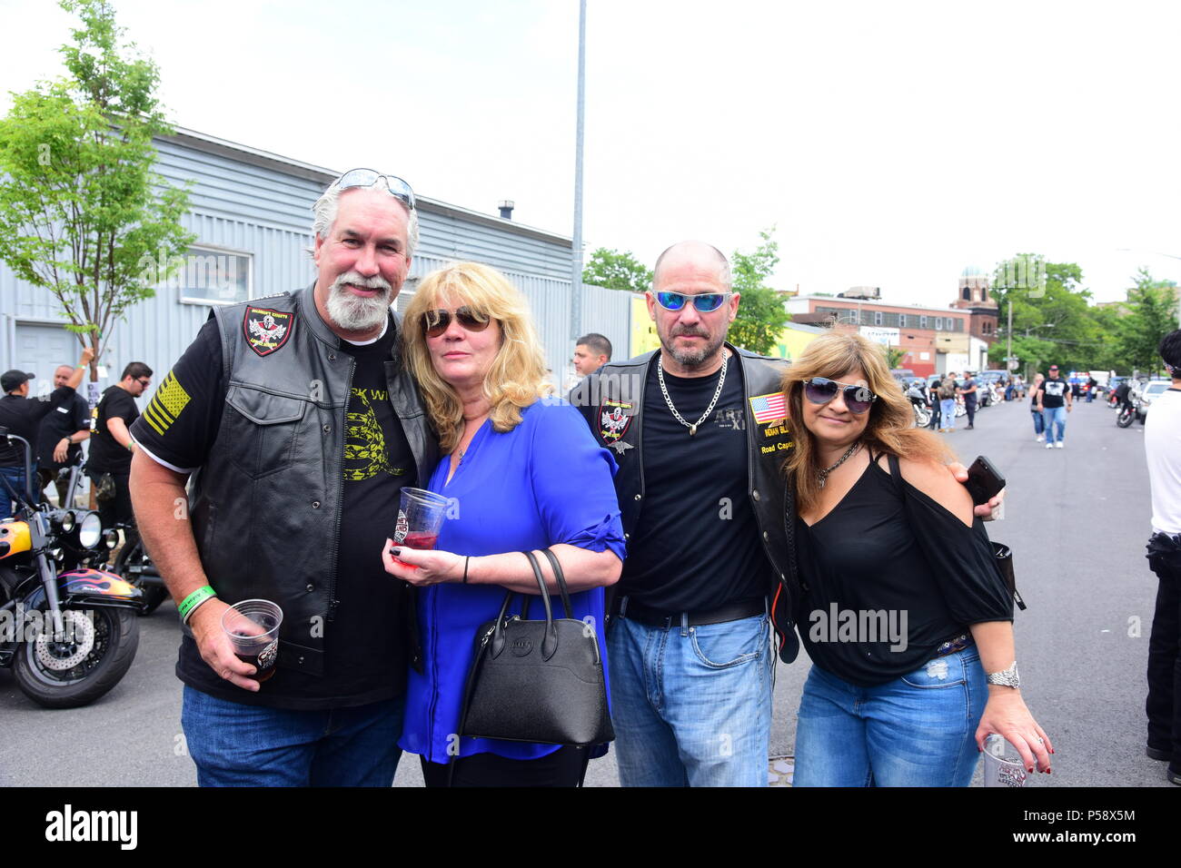 Masonic Biker Club members participating in Aidan's Posse Rides across ...