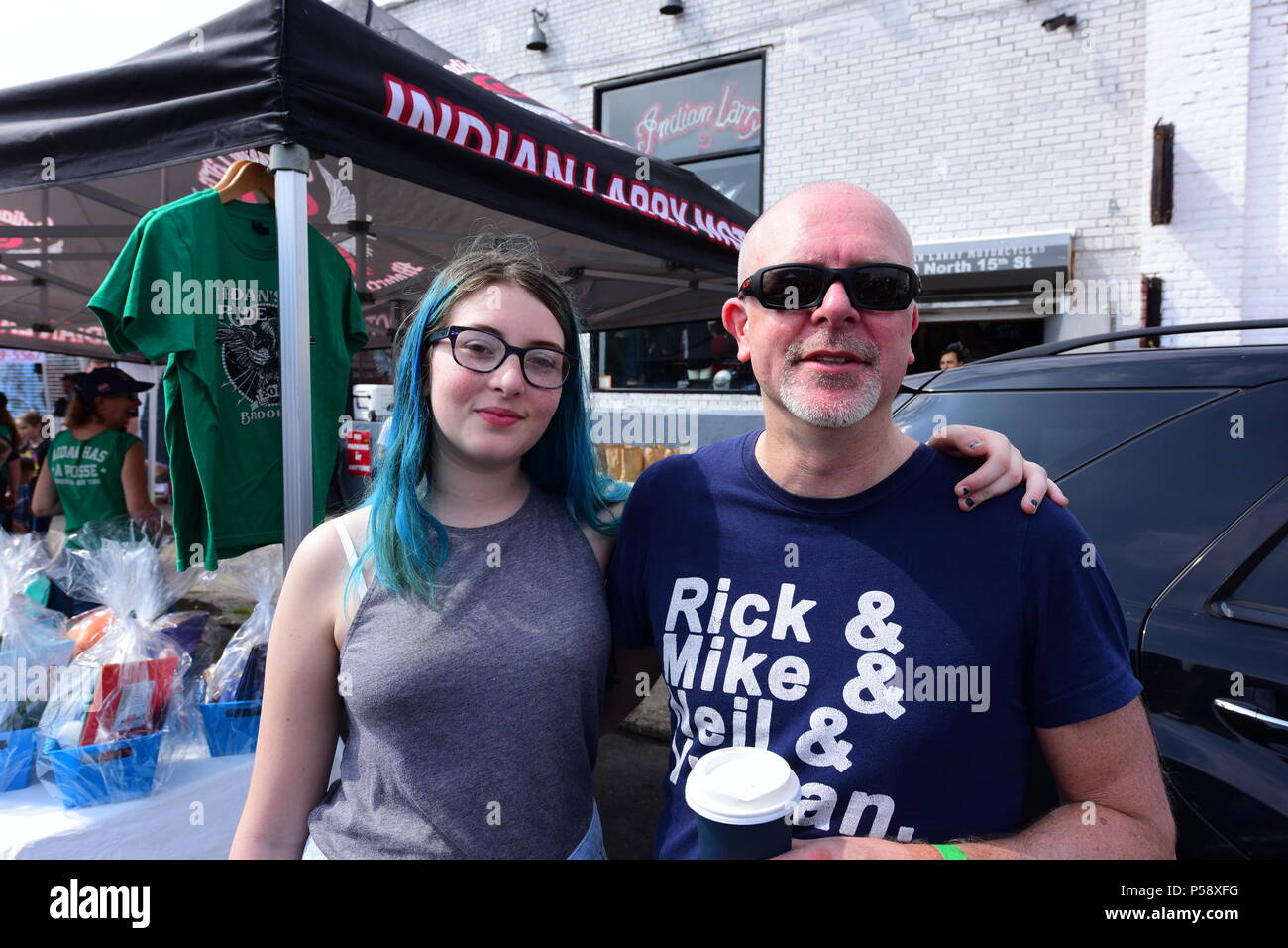 Indian larry motorcycles nyc hi-res stock photography and images - Alamy