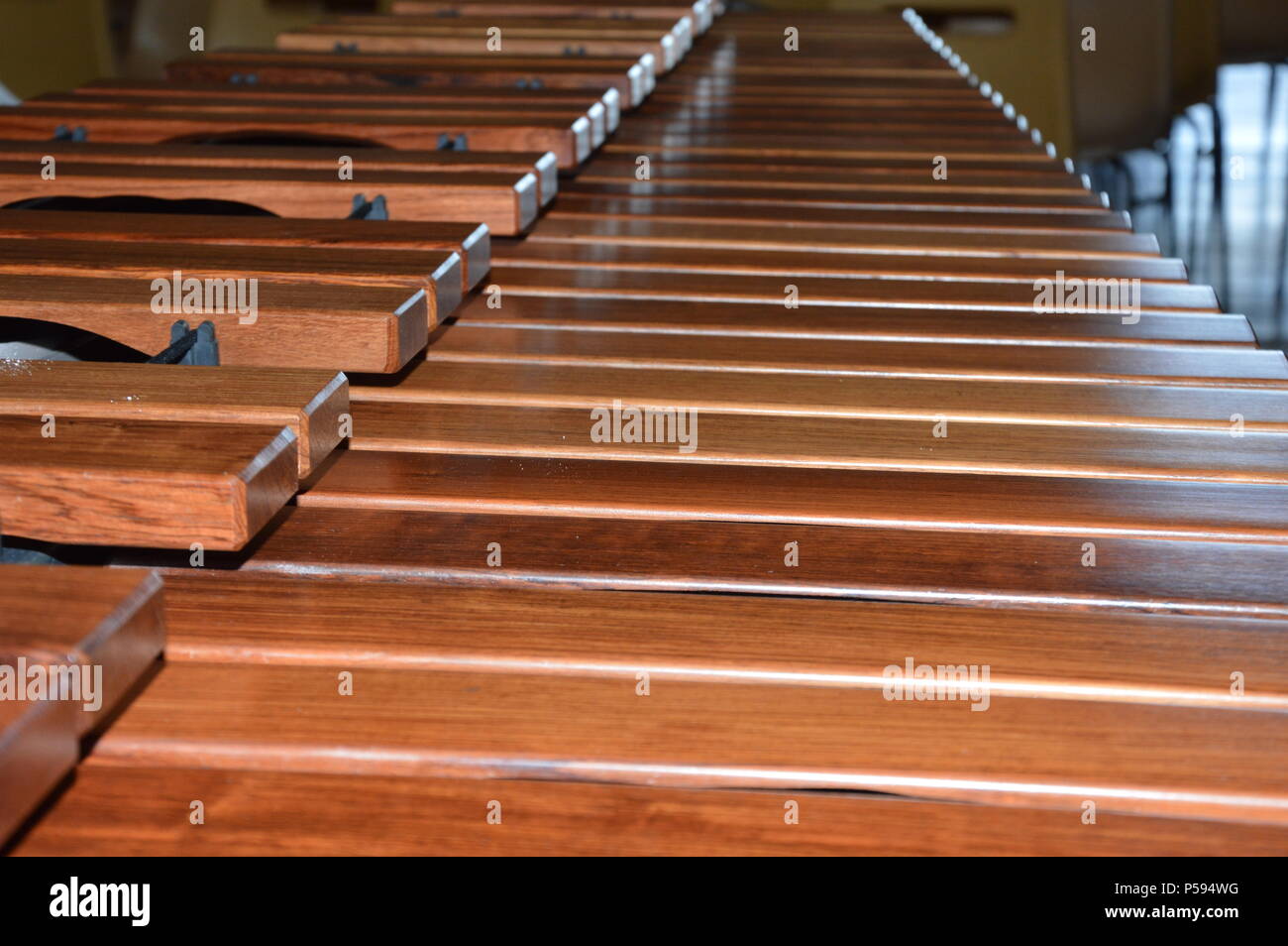 Zoom on a modern Xylophone Stock Photo - Alamy