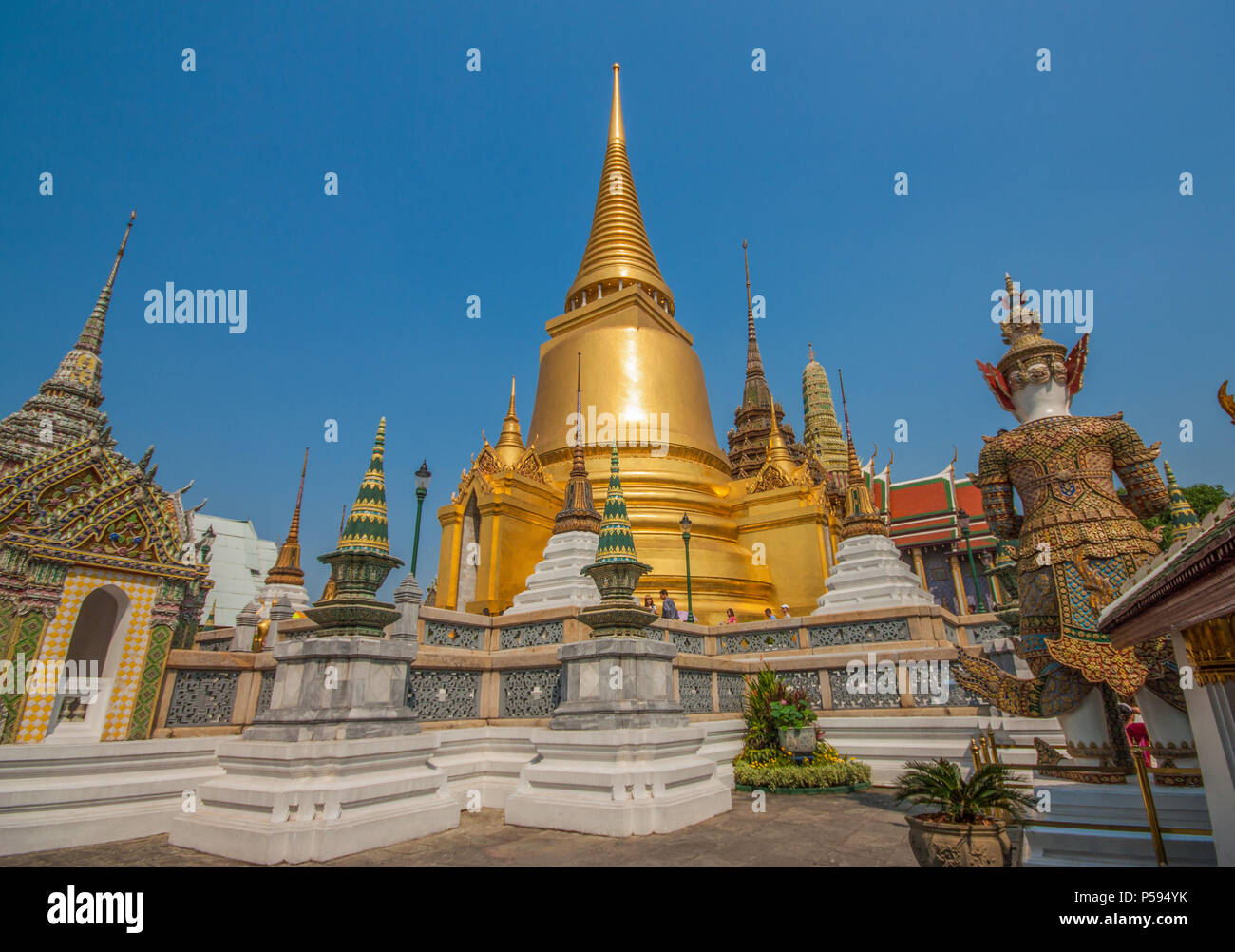 Bangkok, Thailand - the Grand Palace is a complex of buildings at the ...