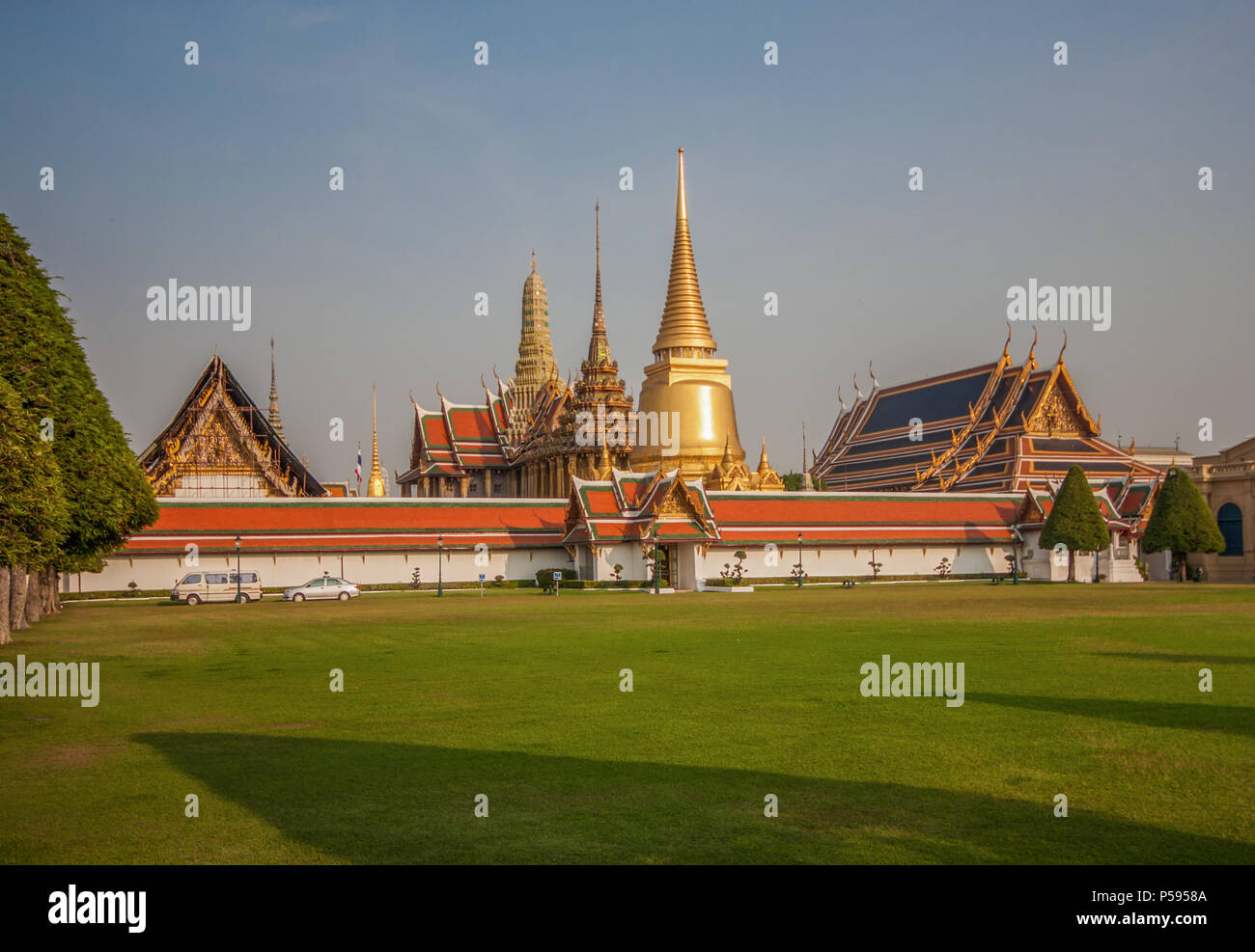 Bangkok, Thailand - the Grand Palace is a complex of buildings at the ...