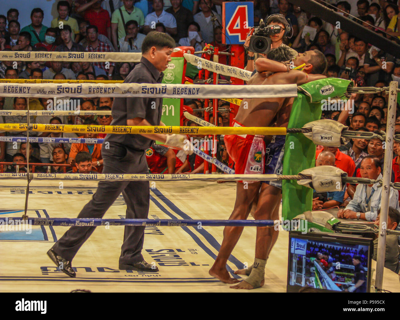 Bangkok, Thailand - thai people are famous for the Muay thai fighting ...
