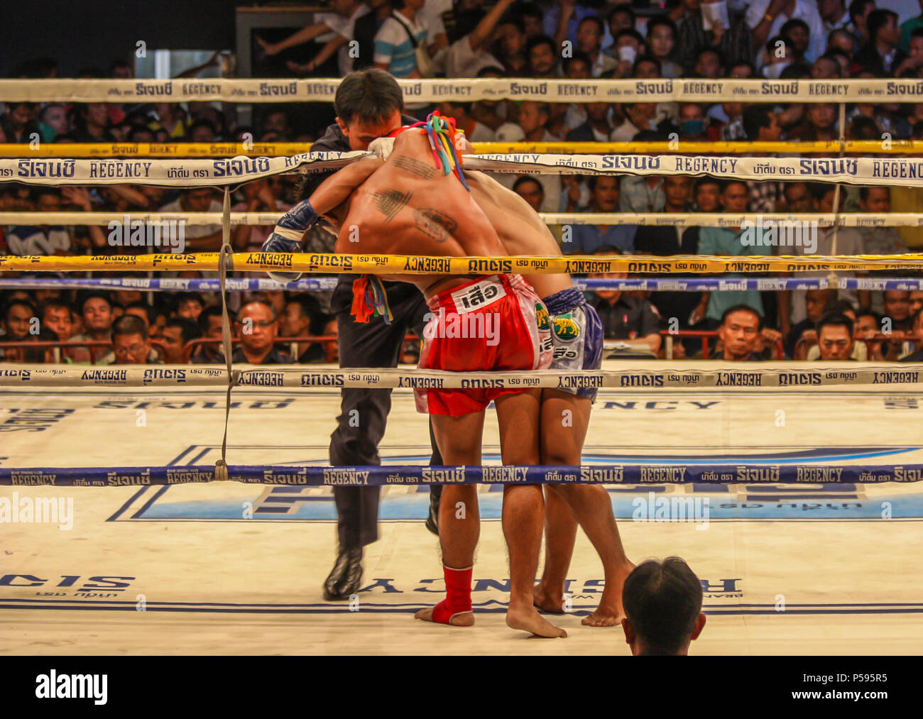 Bangkok, Thailand - thai people are famous for the Muay thai fighting ...