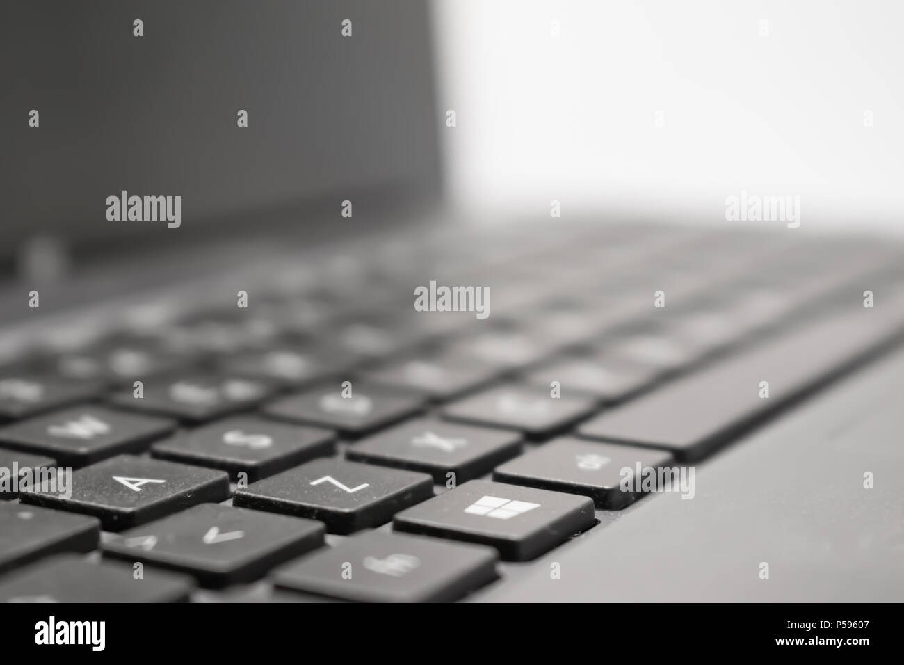 keyboard and fountain pen Stock Photo - Alamy