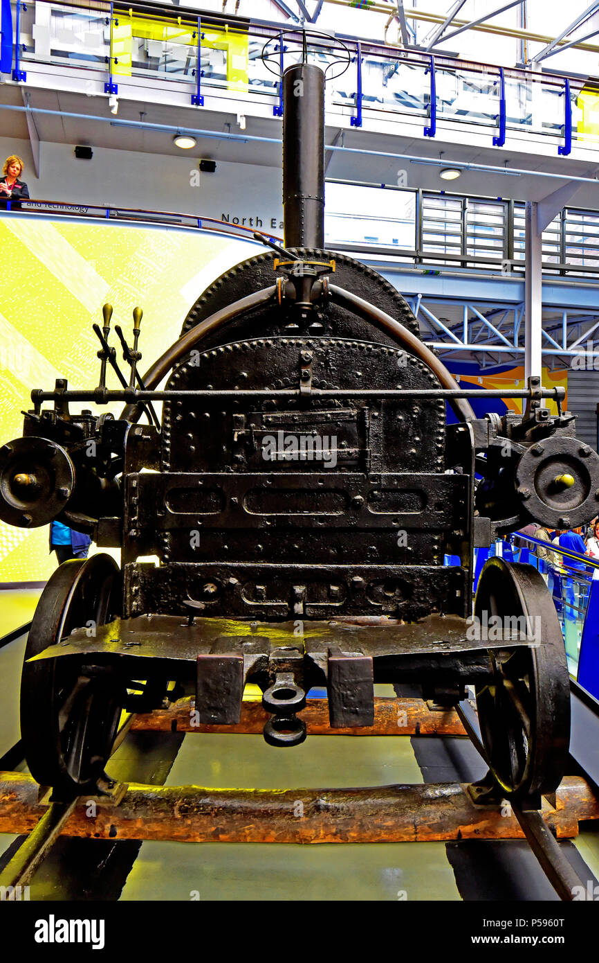 Discovery Museum Newcastle upon Tyne Stephensons Rocket front view ...