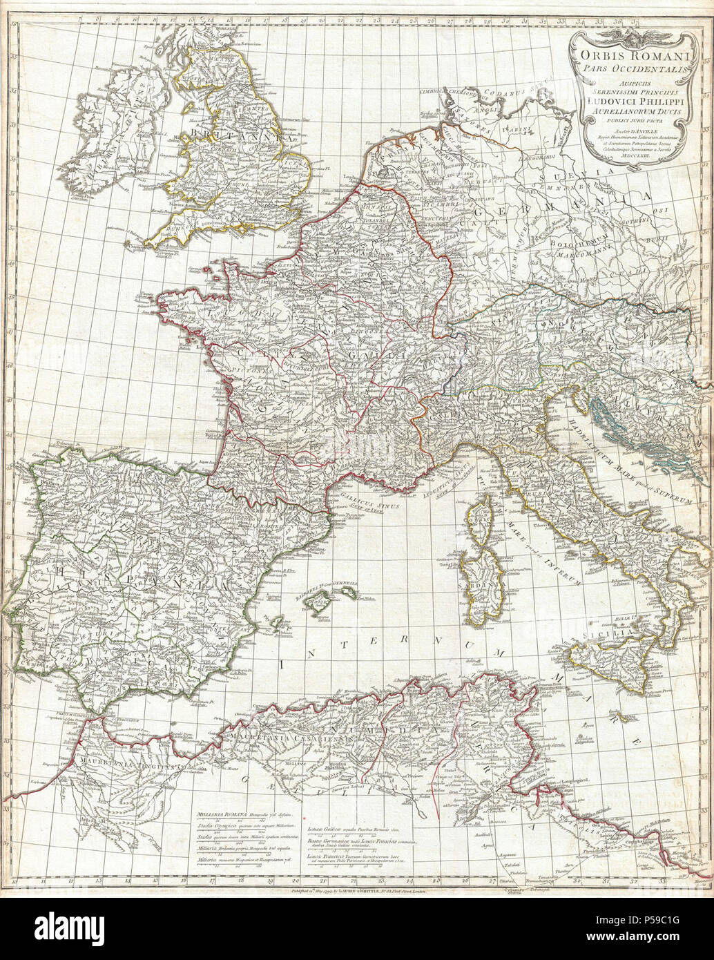 Western roman empire map hi-res stock photography and images - Alamy