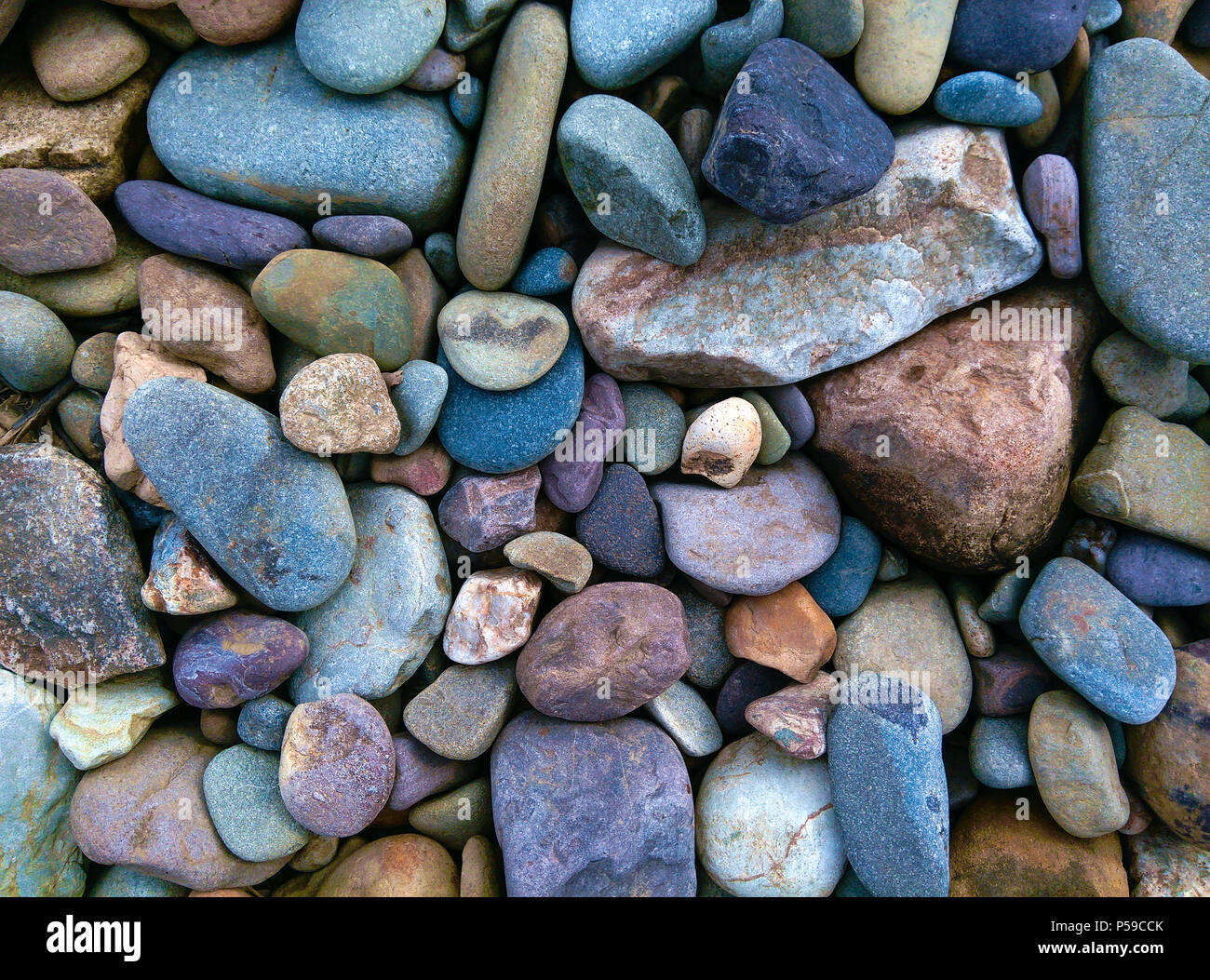Colorful stones background Stock Photo - Alamy
