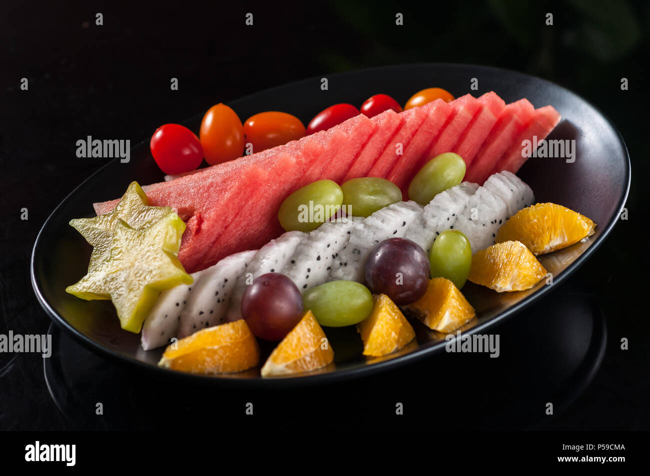 Fresh fruit platter hi-res stock photography and images - Alamy