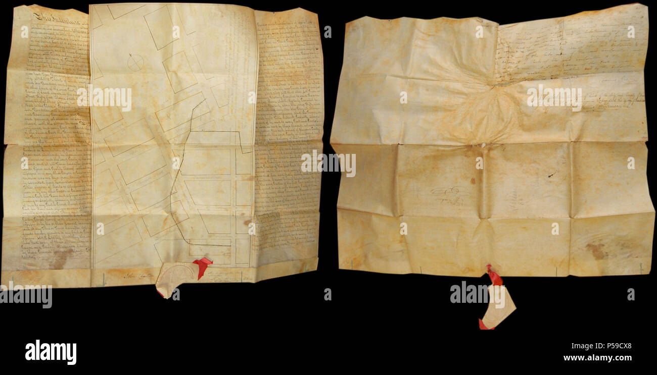 1796 Benjamin Taylor Manuscript Survey Map of Tribeca, New York and ...