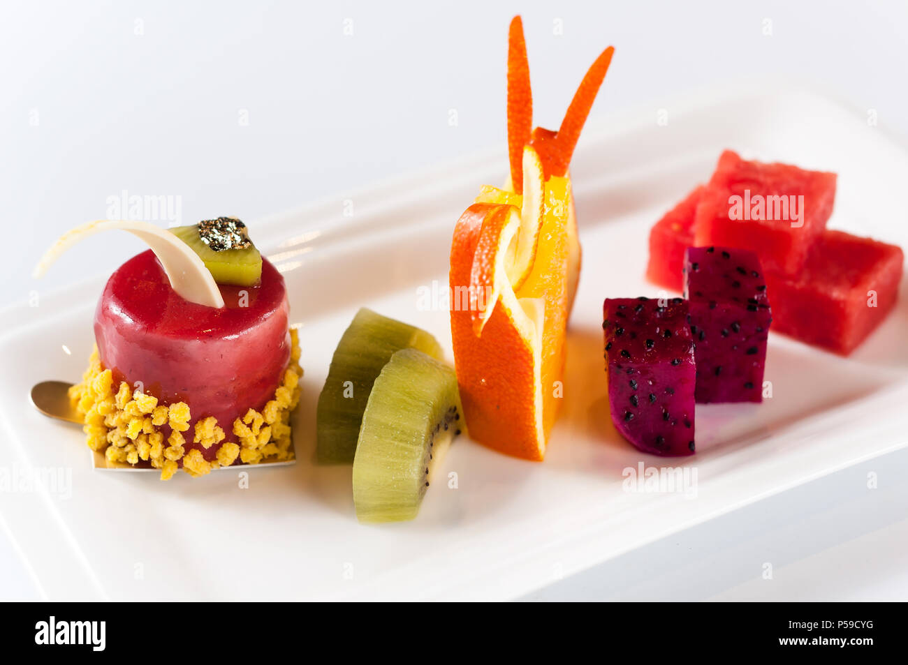 fruit and dessert Stock Photo - Alamy
