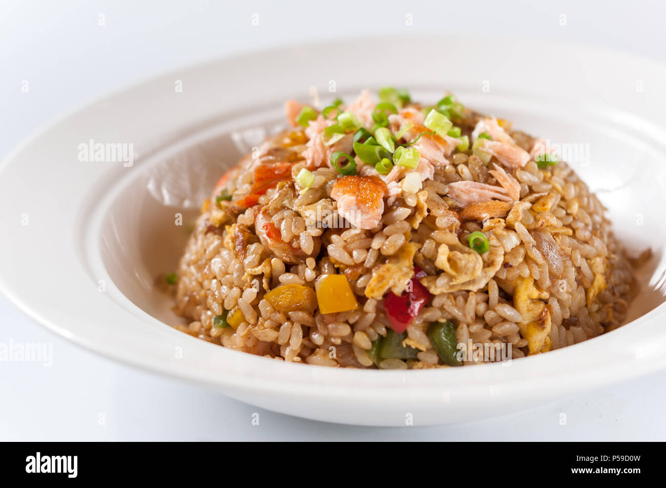 Seafood Fried Rice Stock Photo - Alamy