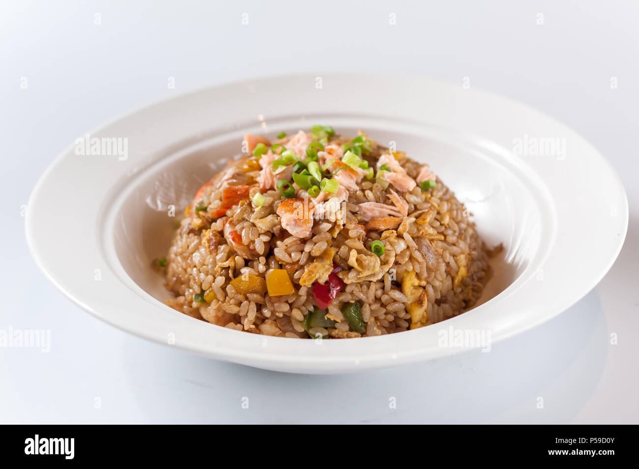 Seafood Fried Rice Stock Photo - Alamy