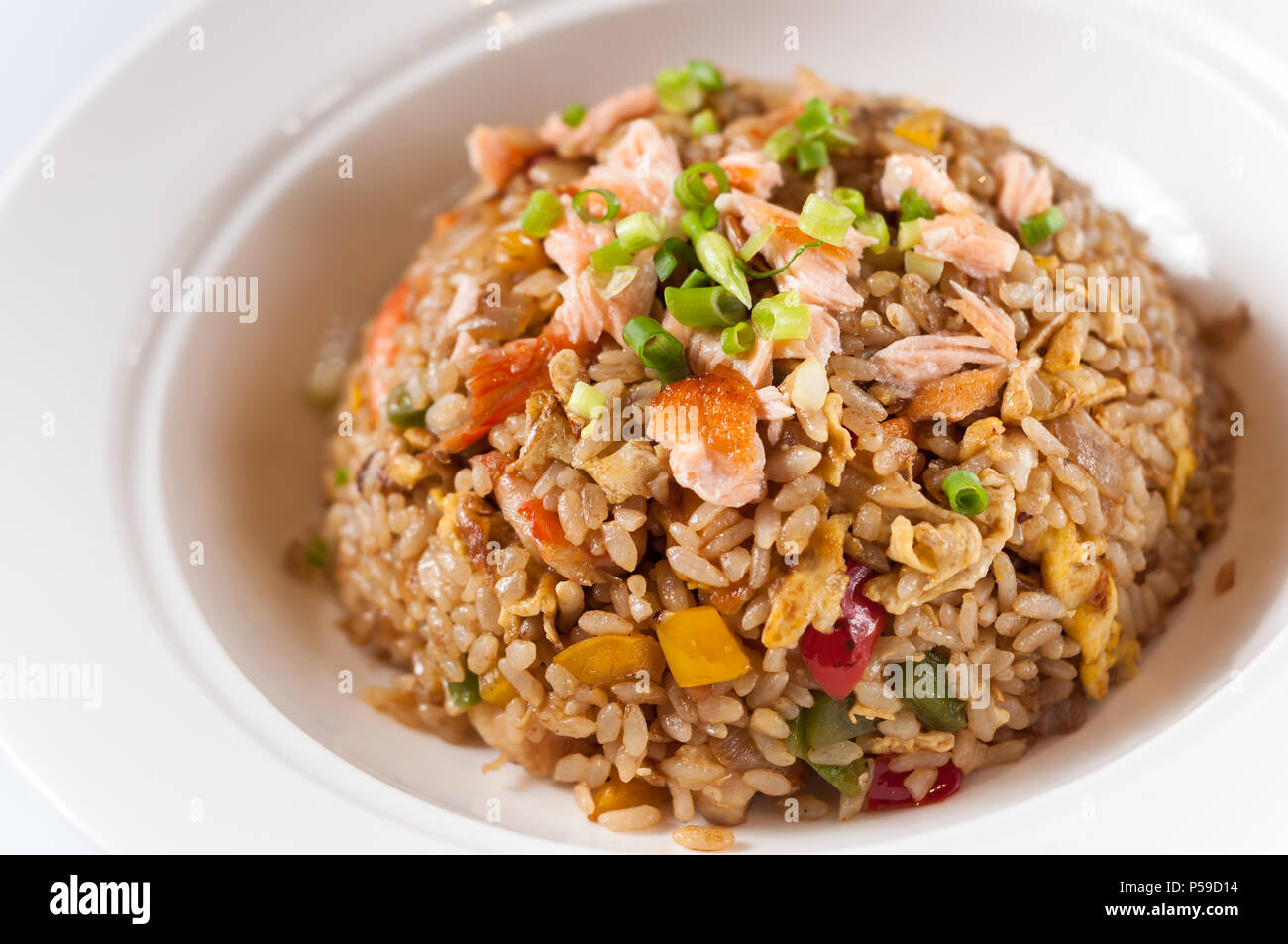 Seafood Fried Rice Stock Photo - Alamy