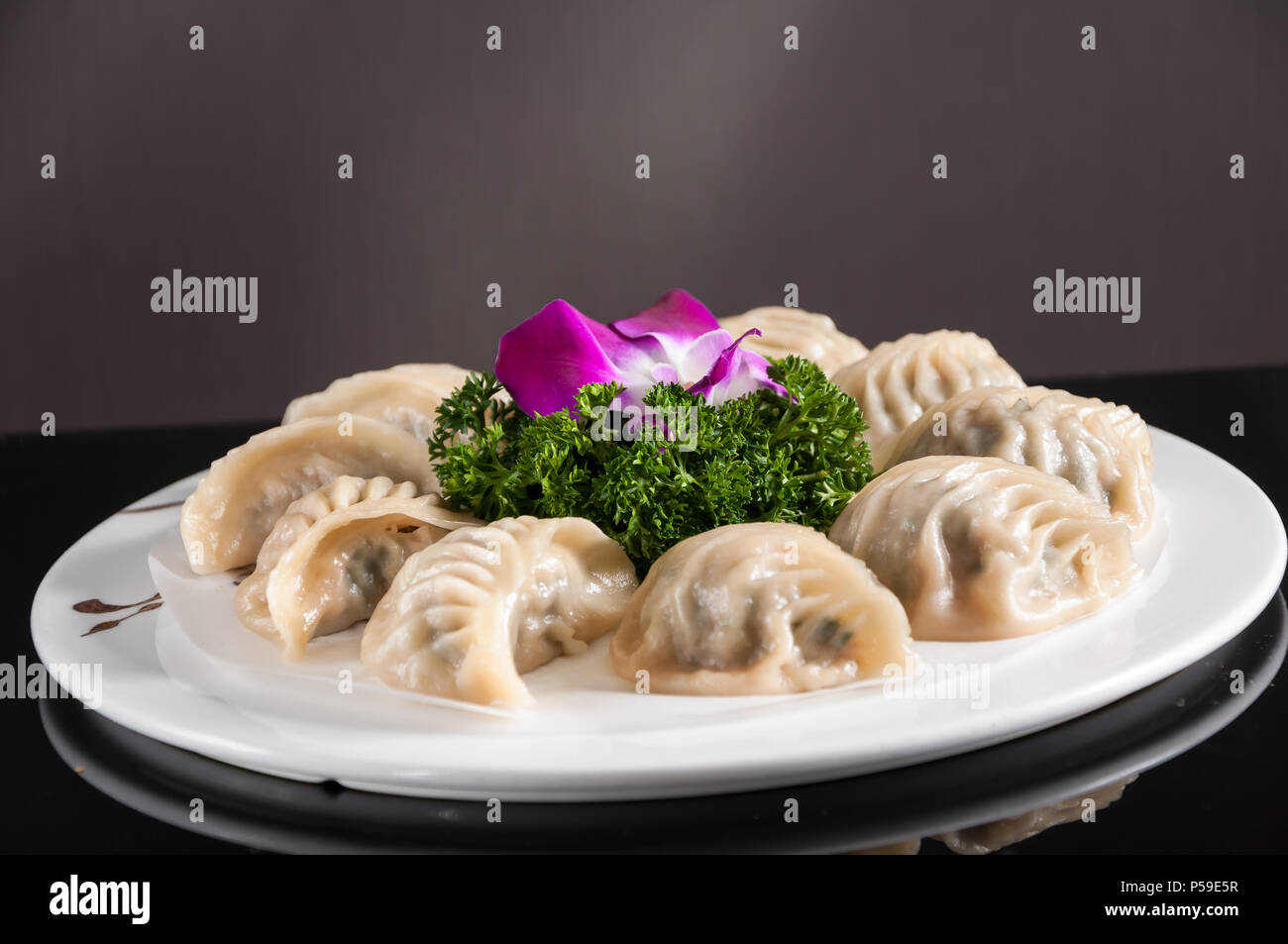 Ukrainian dumplings meat mushrooms hi-res stock photography and images ...