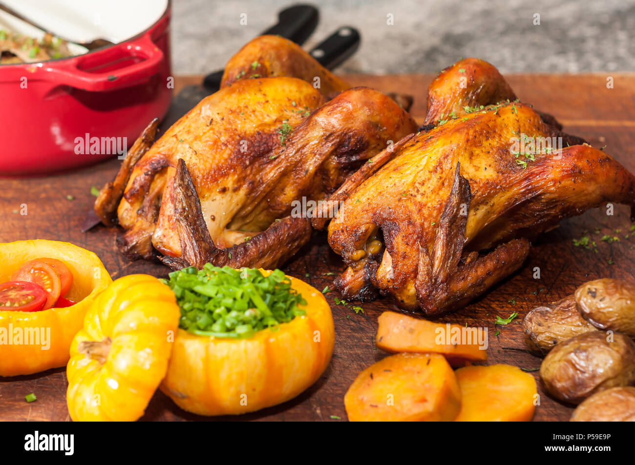 Holiday roast horizontal hi-res stock photography and images - Alamy