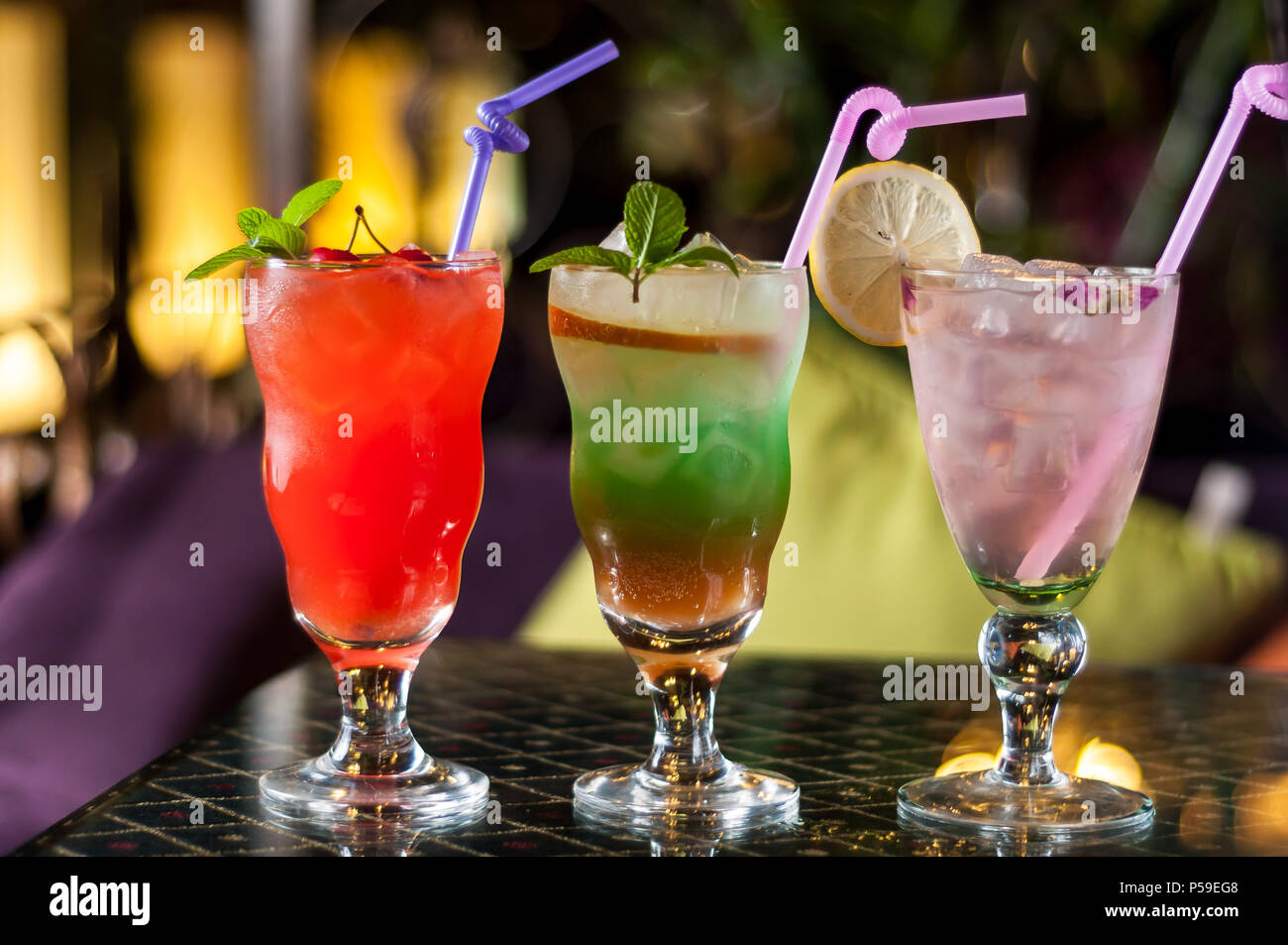 Colorful drinks hi-res stock photography and images - Alamy