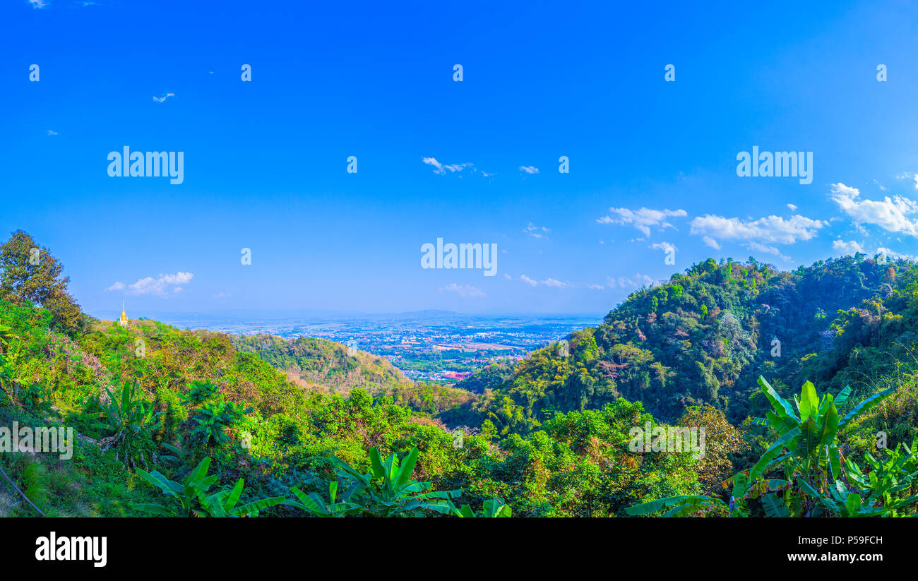 at Doi Pha Mee view point you can see Doi Nangnon in Maesai Chiang Rai ...
