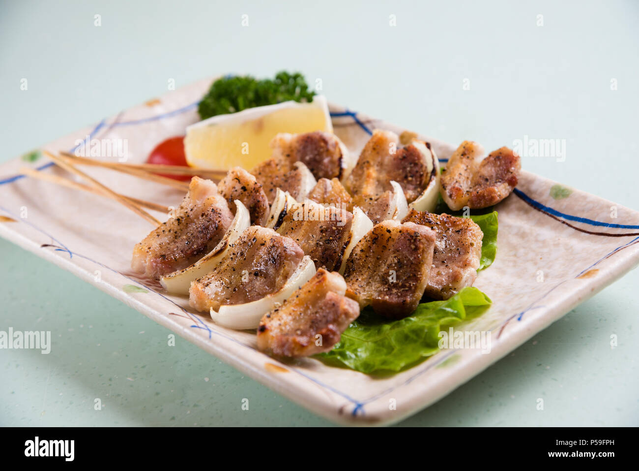 Japanese roasted pork Stock Photo - Alamy