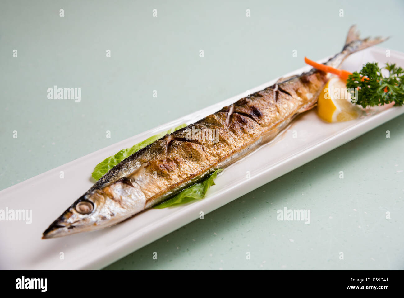 Saury fish japan hi-res stock photography and images - Alamy
