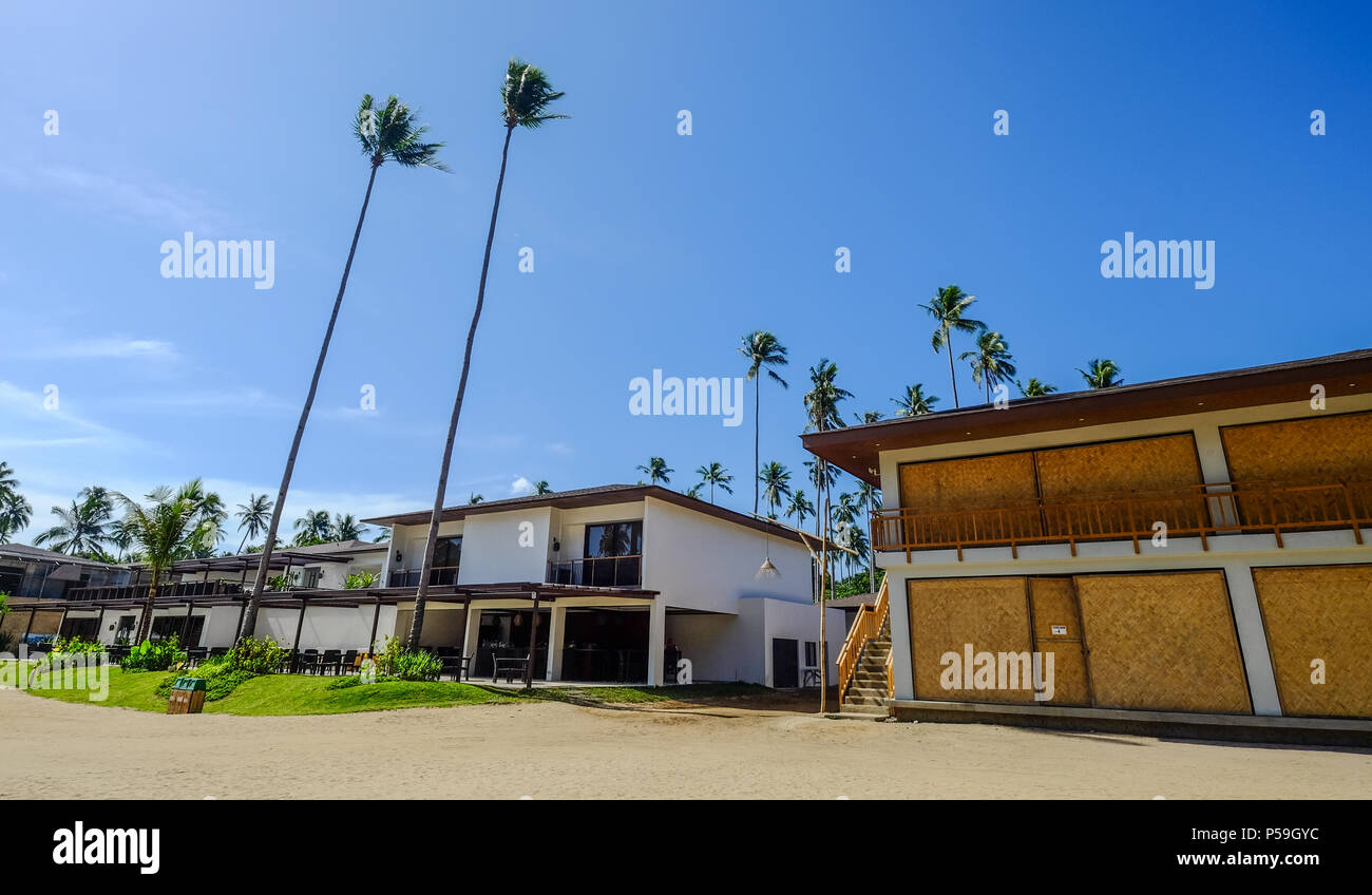 Palawan, Philippines - Apr 5, 2017. Luxury eco resort at summer in ...