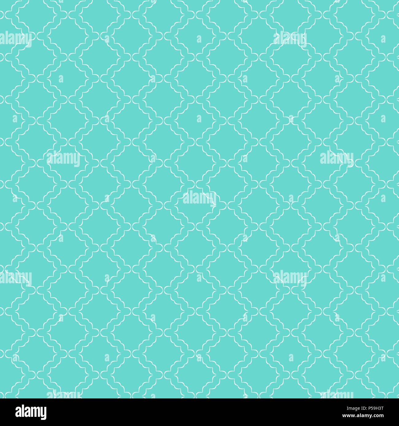 Decorative pattern background in teal colour Stock Photo - Alamy