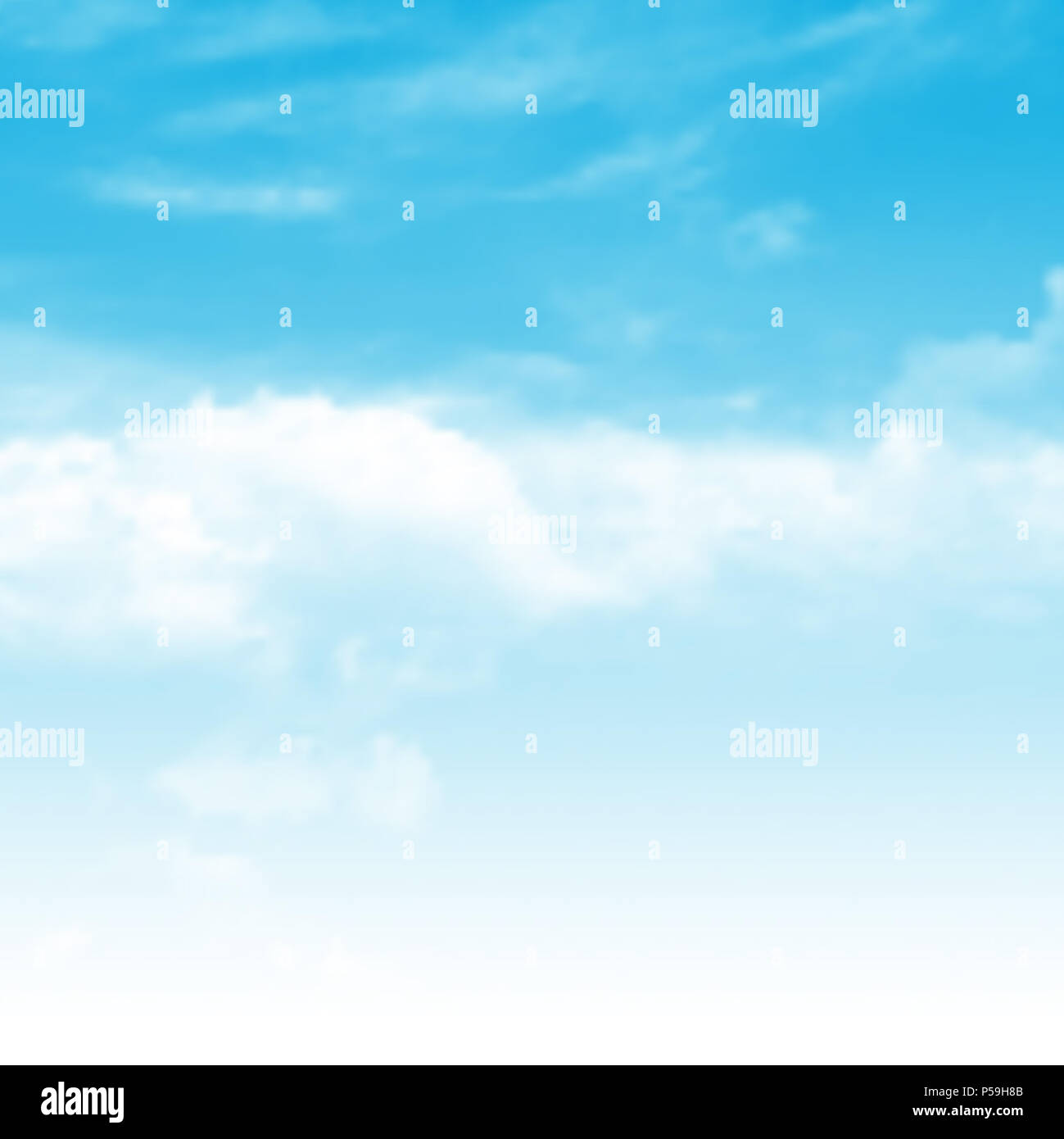 Realistic sky illustration hi-res stock photography and images - Alamy