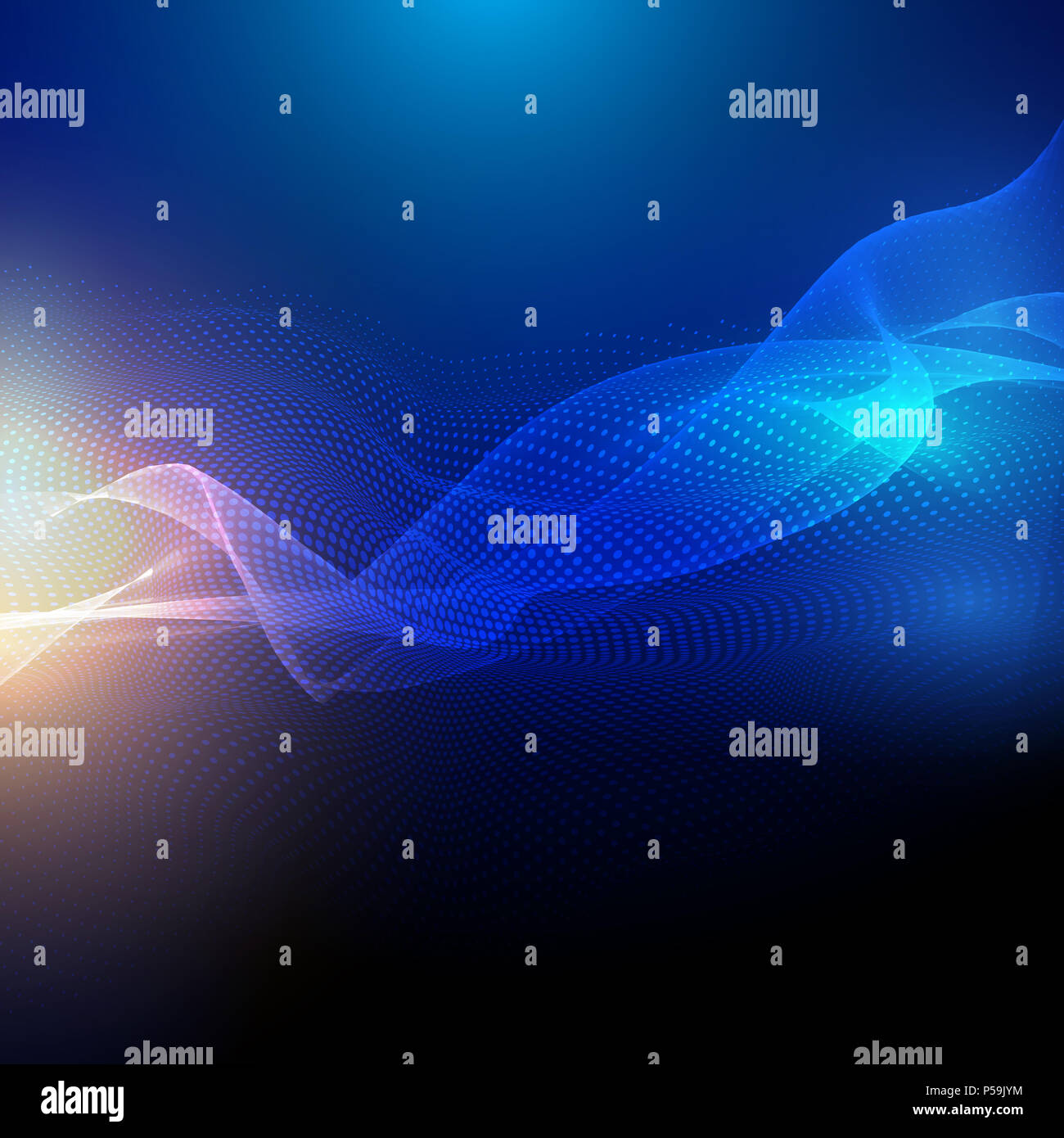 Abstract background with modern dots design Stock Photo - Alamy