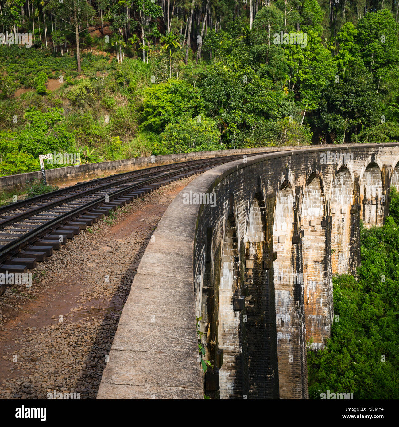 Nine arch bridge in Sri Lanka mountains Stock Photo - Alamy