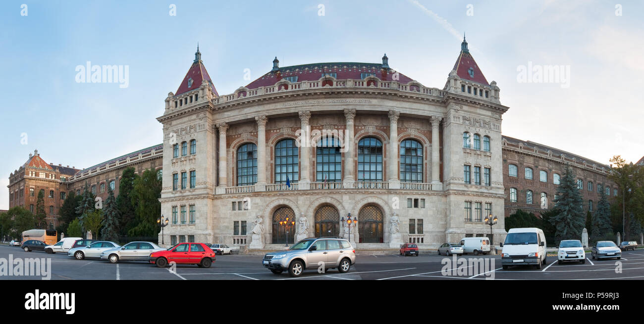 BUDAPEST, HUNGARY - JUNE 12, 2011: The Budapest University of Technology and Economics (BME ...