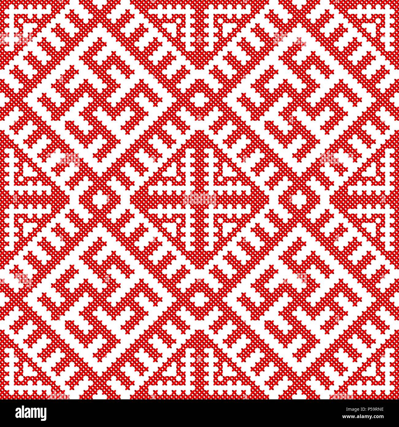 Slavic ethnic ornament. Vector illustration, seamless pattern. Ethnic ...
