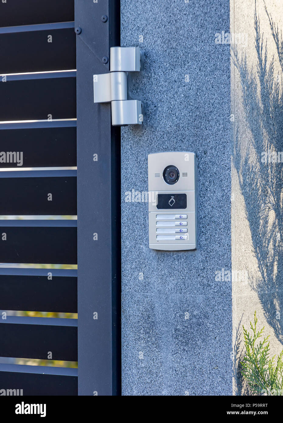 Intercom gate hi-res stock photography and images - Alamy