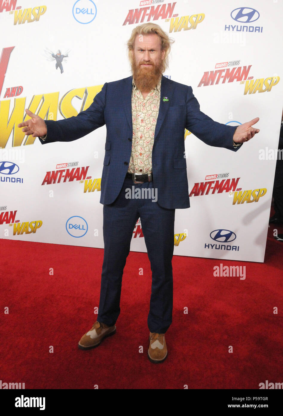 Los Angeles, California, USA . 25th June, 2018. Actor Rune Temte ...