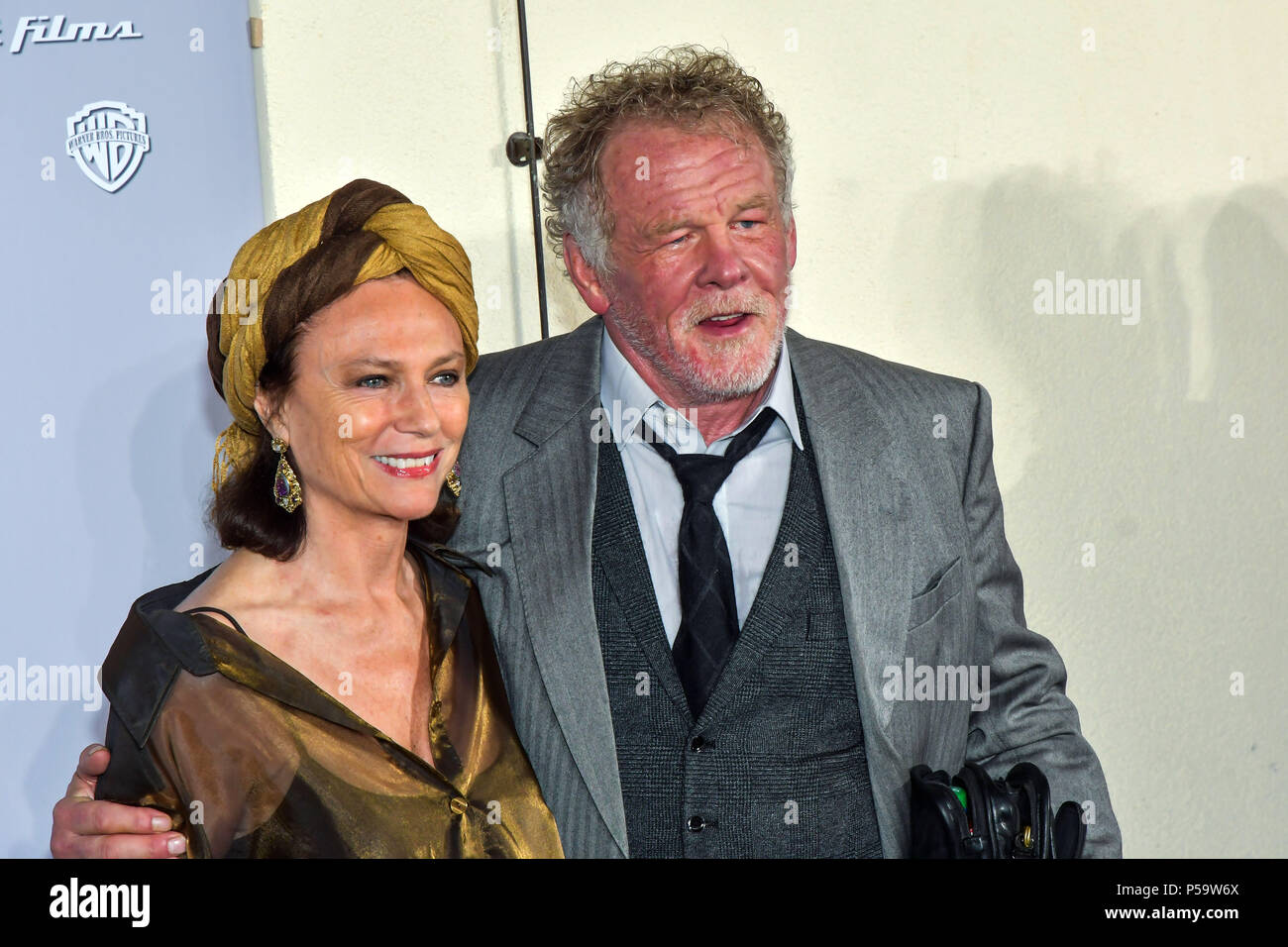 Berlin, Deutschland. 25th June, 2018. Jacqueline Bisset and Nick Nolte ...