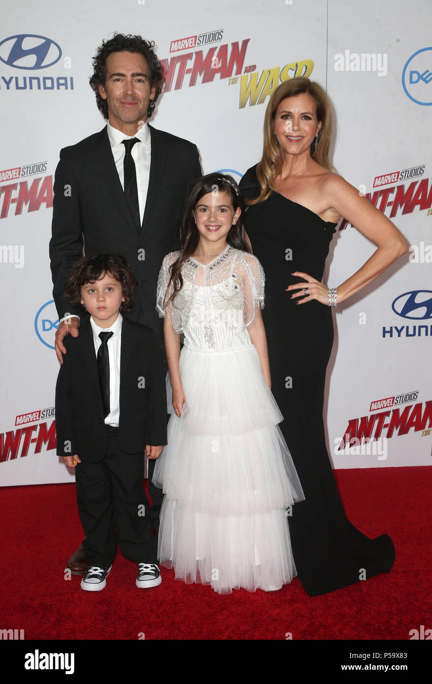 HOLLYWOOD, CA - JUNE 26: John Fortson, Christie Lynn Smith, Abby Ryder ...