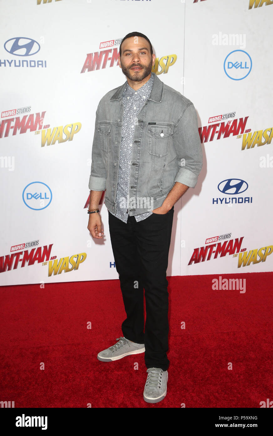 HOLLYWOOD, CA - JUNE 26: Ian Verdun, arriving to the premiere of Ant ...