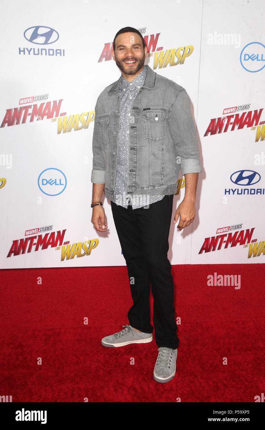 HOLLYWOOD, CA - JUNE 26: Ian Verdun, arriving to the premiere of Ant ...