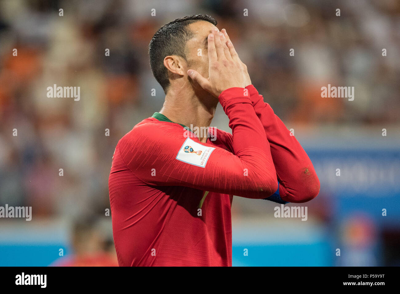 Cristiano ronaldo world cup 2018 face hi-res stock photography and ...