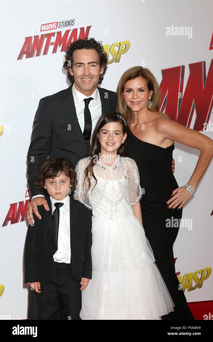 Los Angeles, CA, USA. 25th June, 2018. Joshua Fortson, John Fortson ...