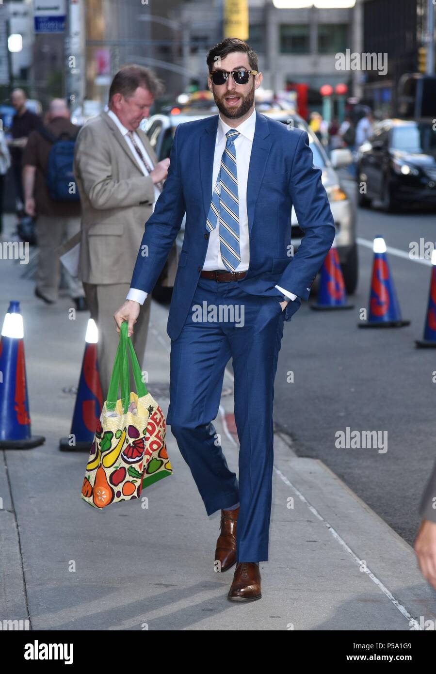 New York, NY, USA. 25th June, 2018. Scott Rogowsky, seen at the Late ...