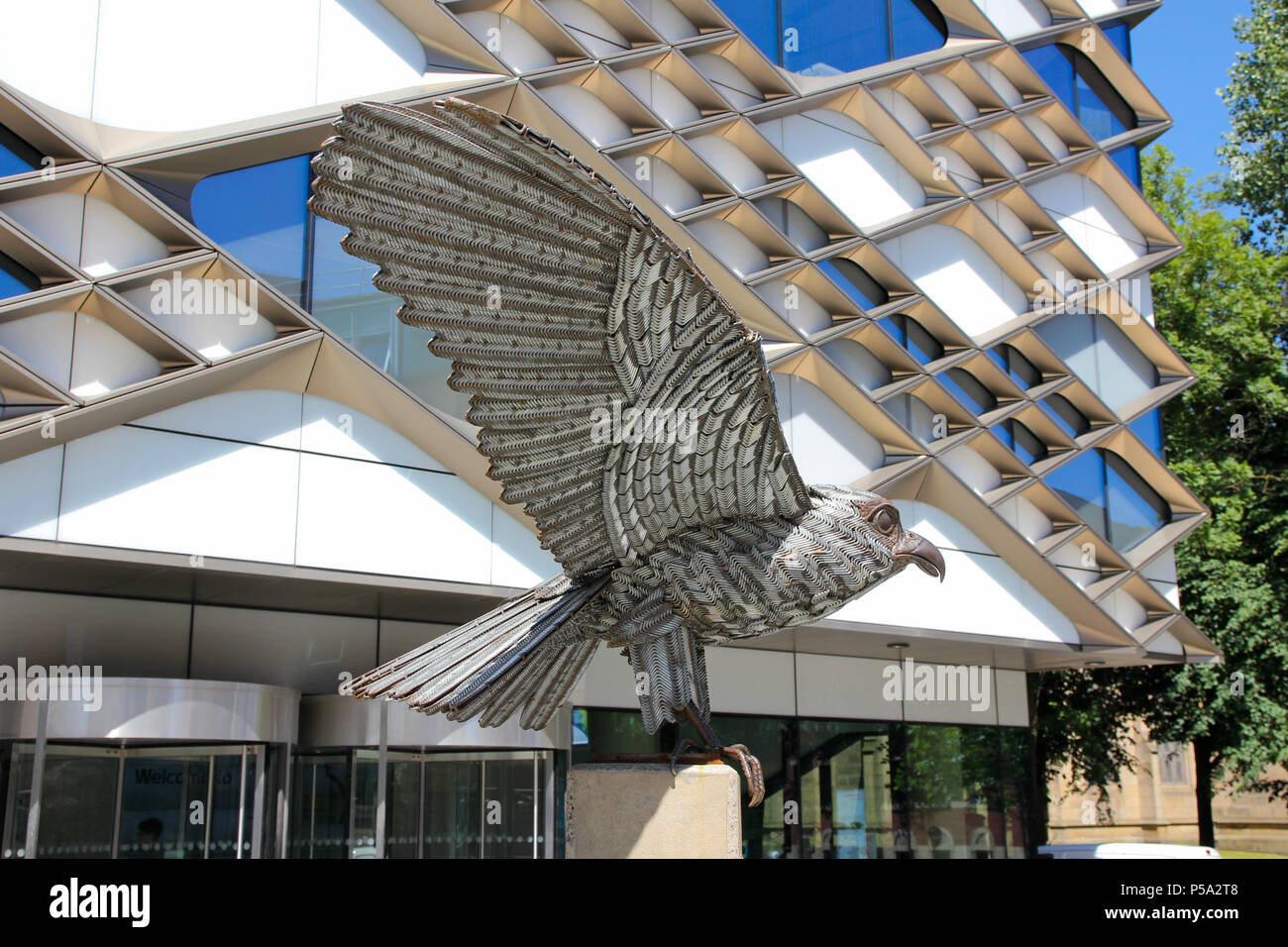 Peregrine falcon sculpture hi-res stock photography and images - Alamy