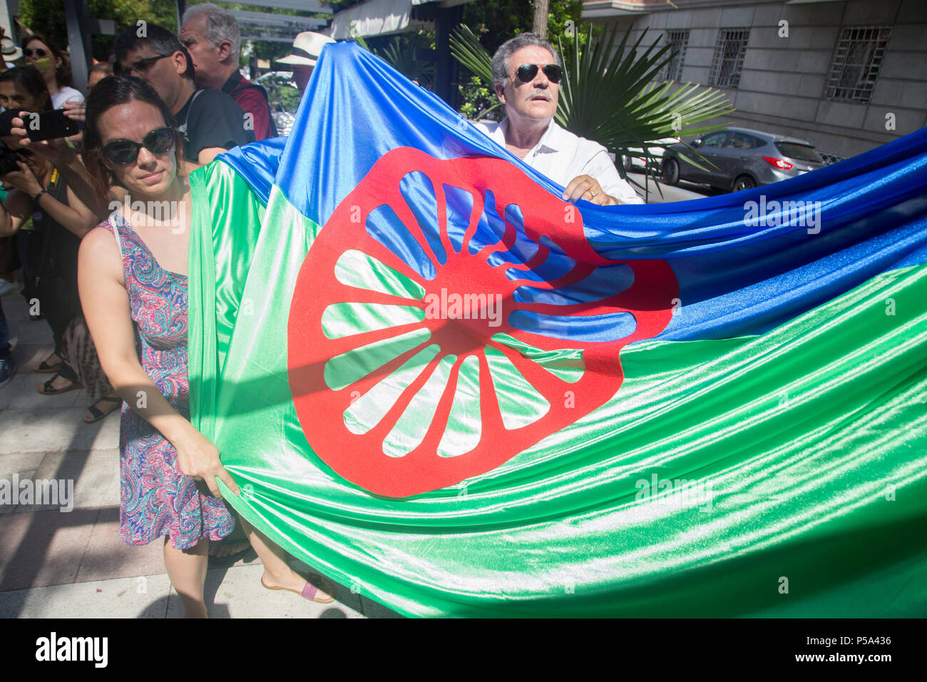 Gypsy flag hi-res stock photography and images - Alamy